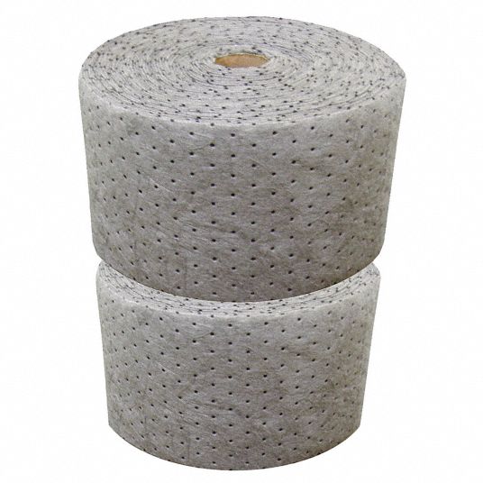 OIL-DRI, 1,800 in x 15 in Pad Size (L x W), Polypropylene, Sorbent Roll ...