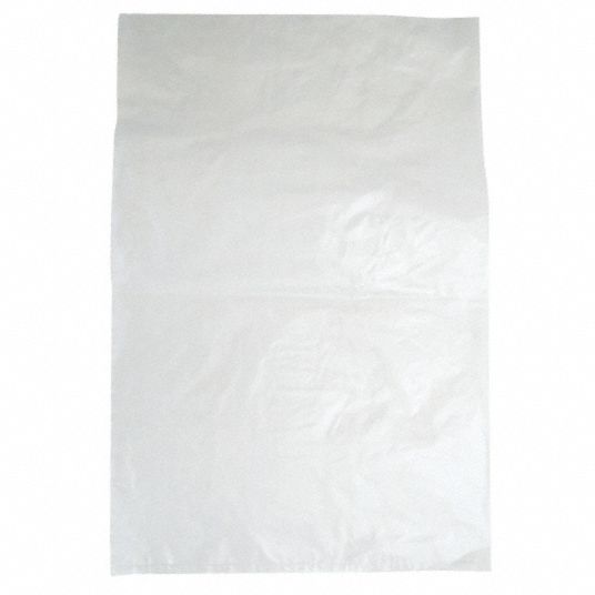 0.75 mil Thick, 12 in Wd, Open Poly Bag - 4DKW3|4DKW3 - Grainger