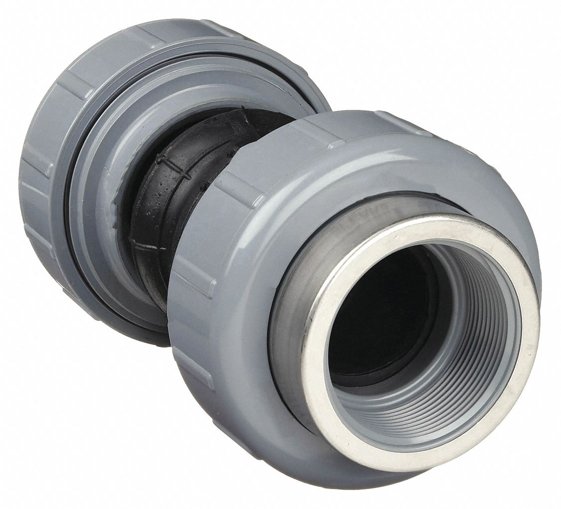 1 in Pipe Size, Threaded Socket Union, Expansion Joint - 4DMZ7|EJ21 ...