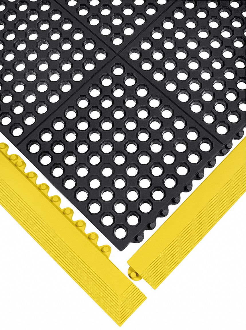 WEARWELL Ramp Edge: Ramp Edge, 3 in x 39 in, WEARWELL 24/Seven®, Ribbed ...