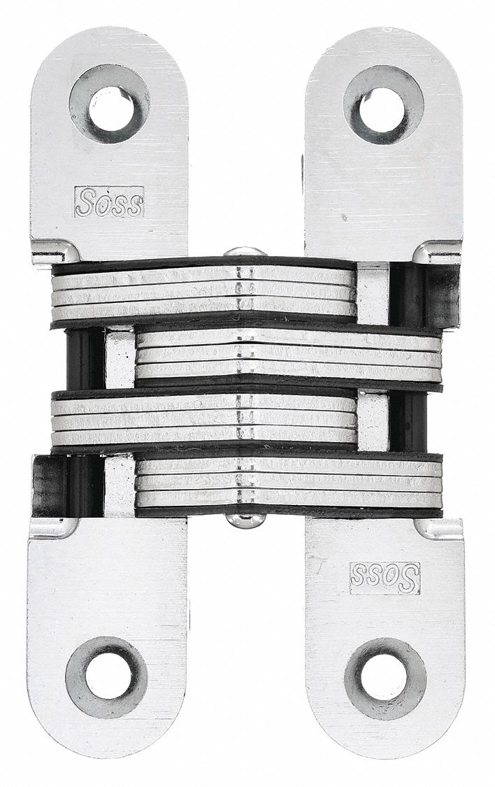 SOSS, 4 5/8 in Leaf Ht, 1 in Leaf Wd, Concealed Hinge - 4DNN5|216US26D ...