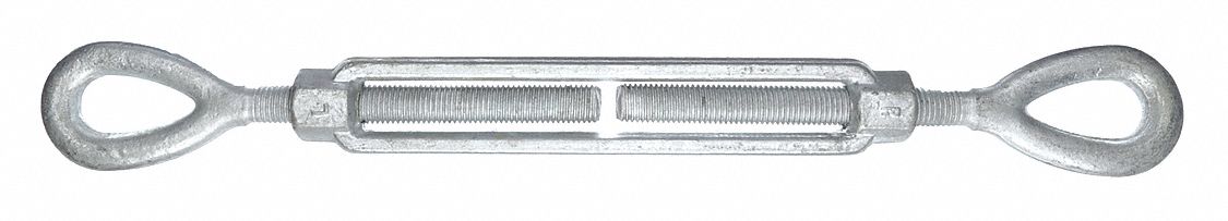 APPROVED VENDOR Tensor, Gaza Doble, Acero Forjado y Galvanizado, Longitud de Cierre (pulg.) 26-5 ...