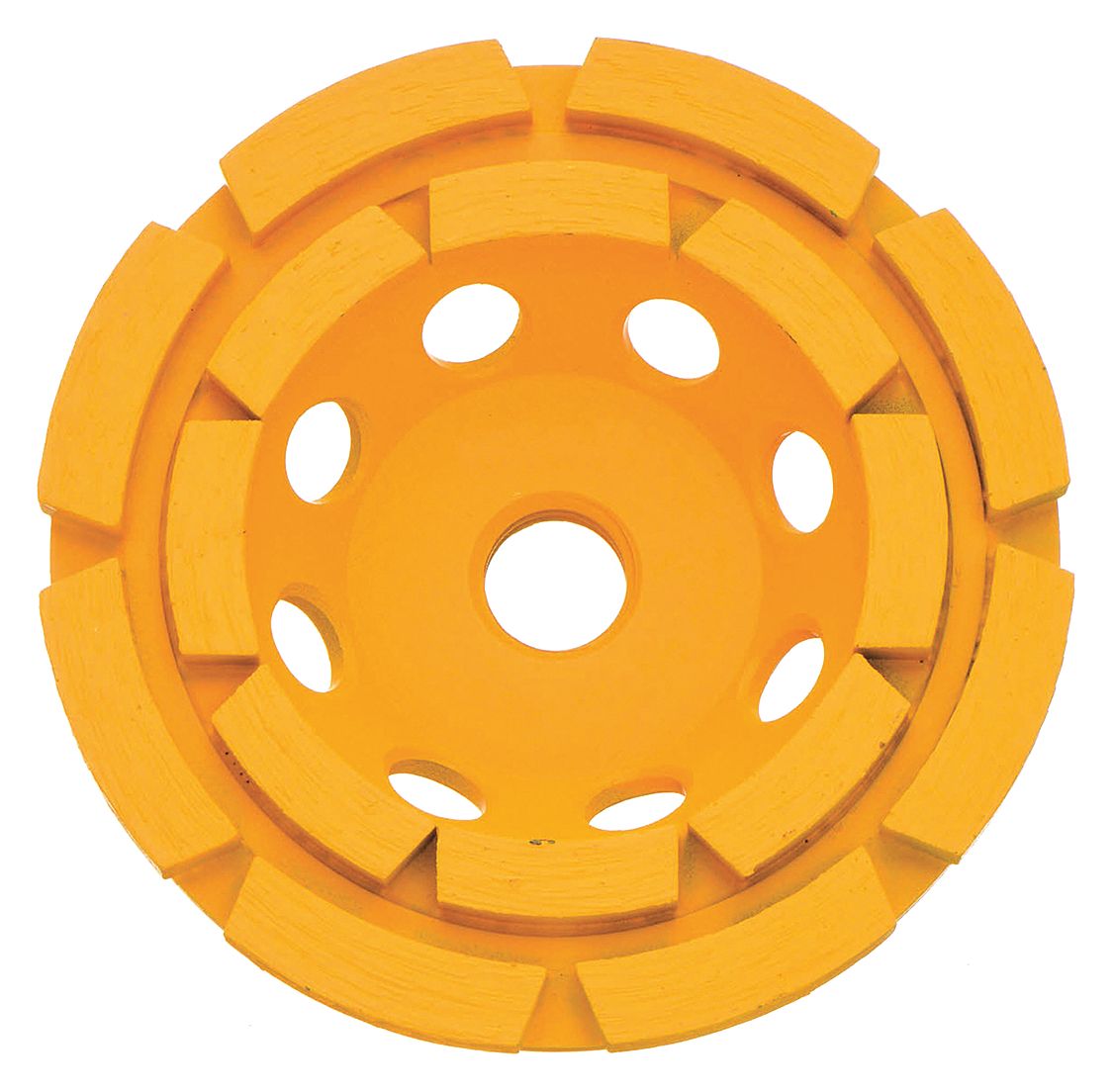 DEWALT, Double Row, 4" Dia, Segment Cup Grinding Wheel - 4DV80|DW4772 ...