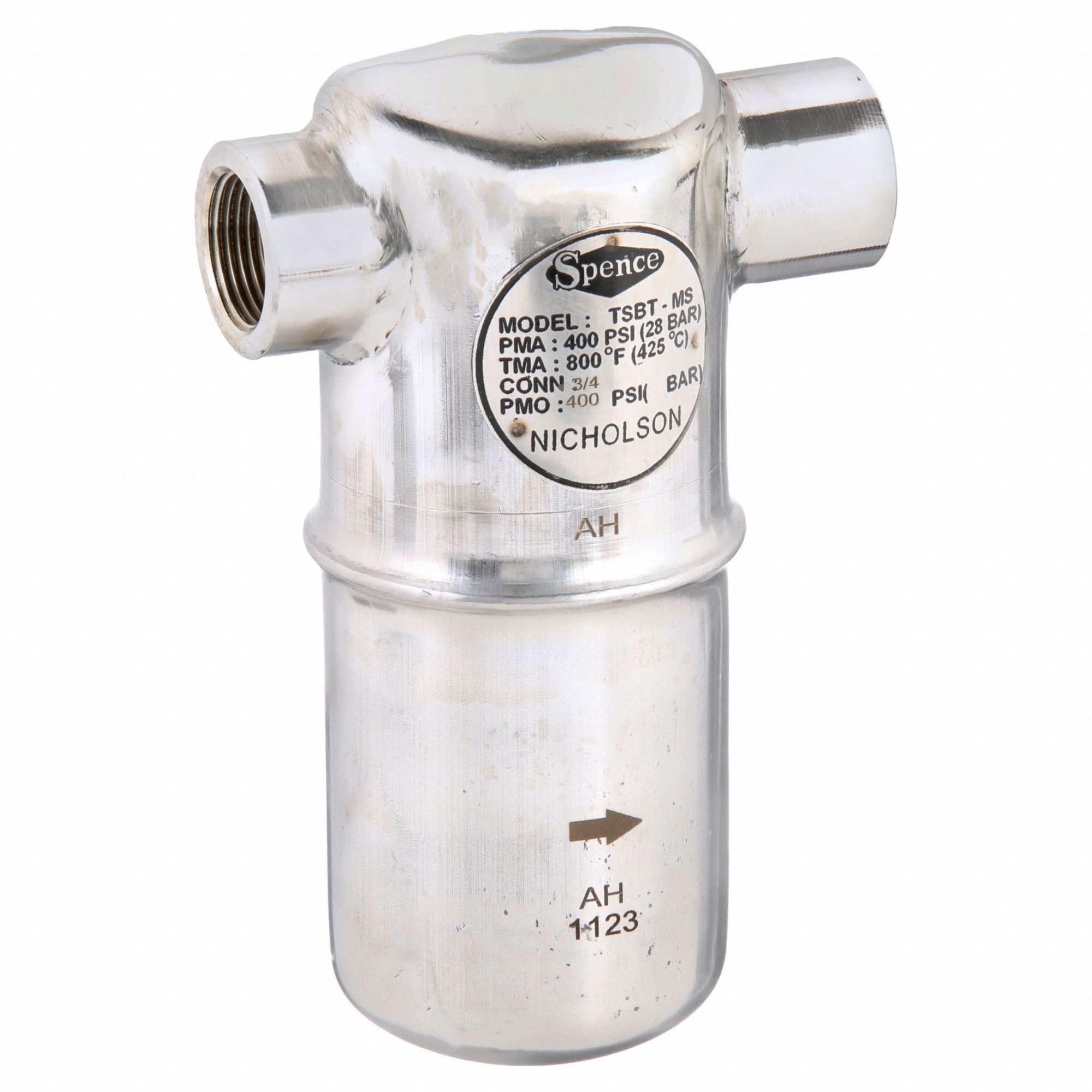 Stainless Steel, 3/4 in FNPT, Steam Trap - 4DXK3|TSBT-TUD9MS - Grainger