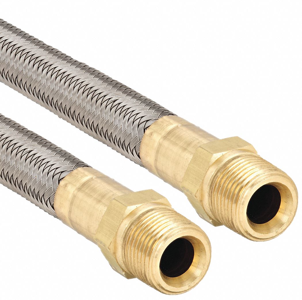 3/16 in ID, 36 in Lg, Flexible Hose Assembly - 4DXP8|4DXP8 - Grainger