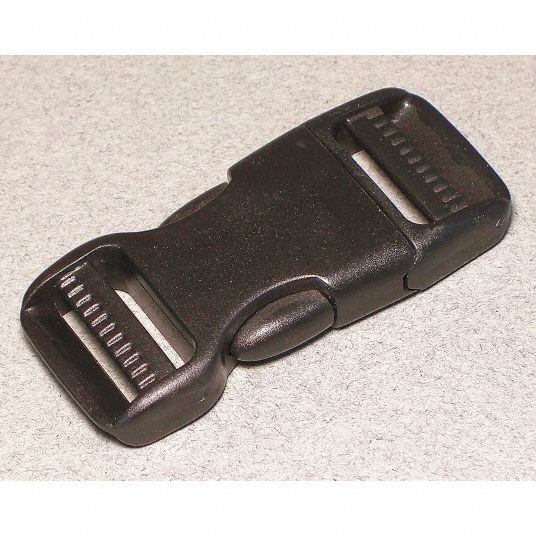 Side Squeeze Buckle,1 In.,Plastic,PK10 - Grainger