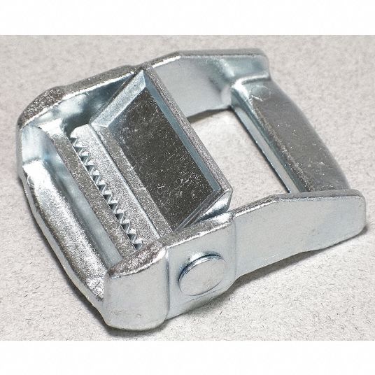 Cam Buckle,1-1/2 In.,Zinc,PK 2 - Grainger