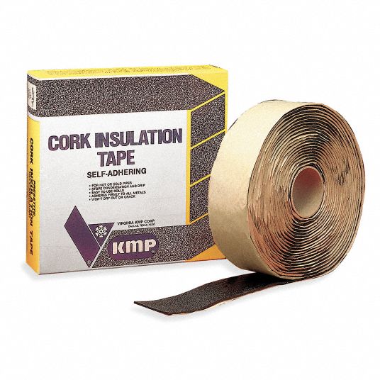 1/8 in x 2 in x 30 Presstite Cork Insulation Tape - Grainger