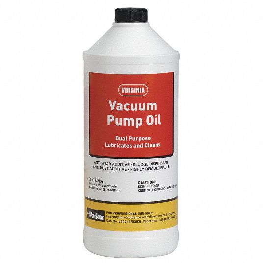 Vacuum Pump Oil, 1 qt Container Size - Grainger
