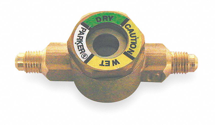 PARKER, Copper, 3 7/16 in Lg, Sight Glass - 4E921|PSG-2 - Grainger