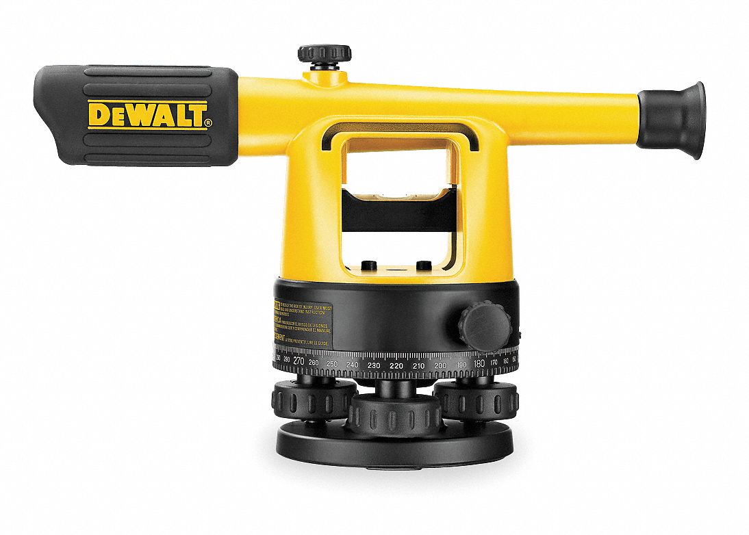 DEWALT, Manual, 20X, Builders Level Kit - 4EB83|DW090PK - Grainger