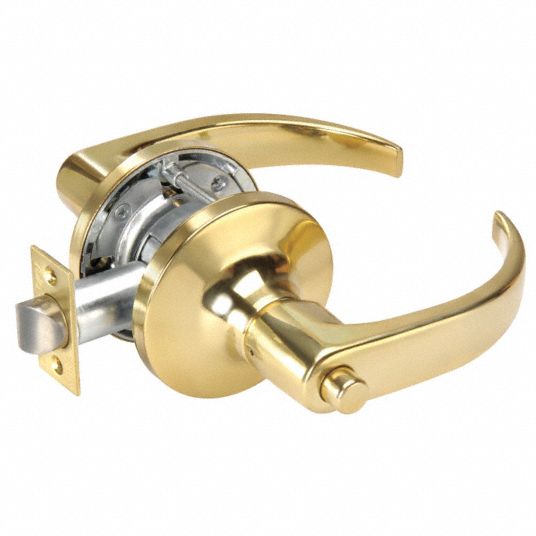 ASSA ABLOY ACCENTRA, Privacy Lever Locksets, Brass, Door Lockset ...