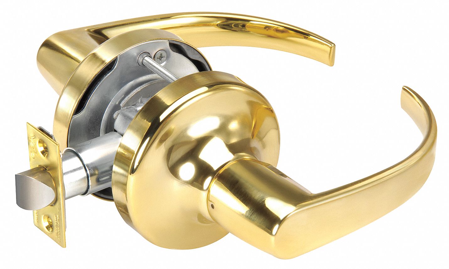 ASSA ABLOY ACCENTRA, Passage Lever Locksets, Brass, Door Lockset ...