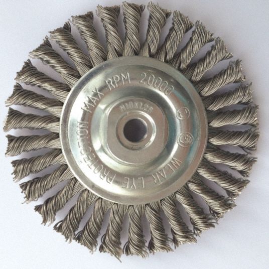 Stringer Wheel,4 In D,SS,0.0200 Wire - Grainger