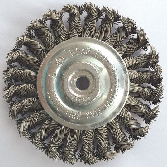 Stringer Wheel,4 In D,SS,0.0200 Wire - Grainger