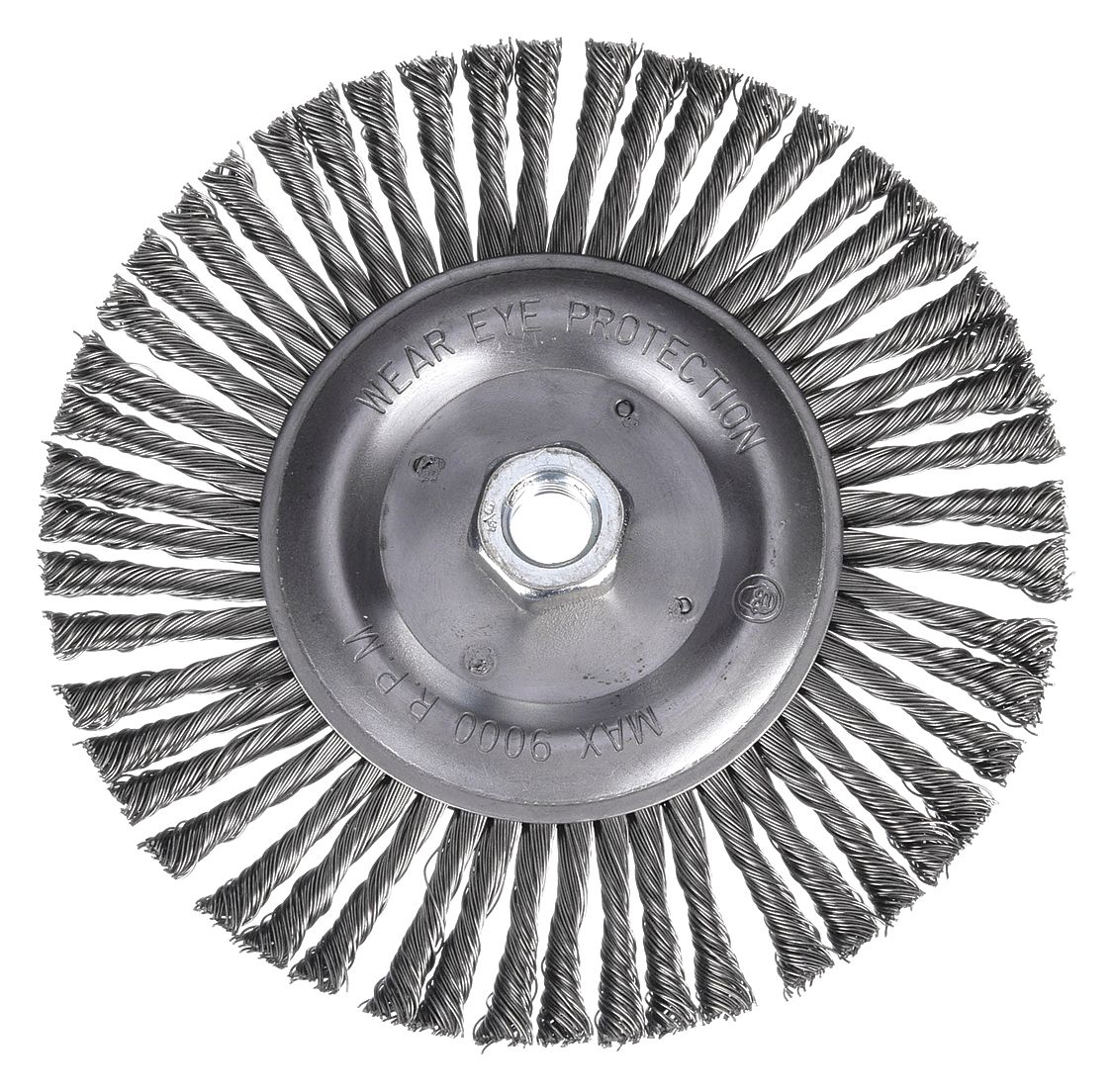 Stringer Wheel,7 In D,SS,0.0200 Wire - Grainger