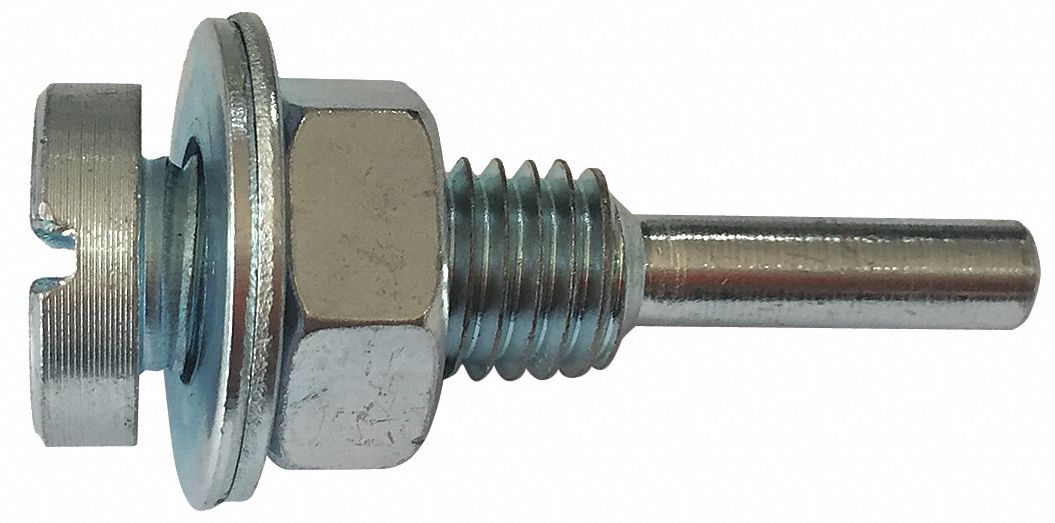 WESTWARD Drive Arbor with Threaded Shaft: Brushes with Max Dia of 3 in ...