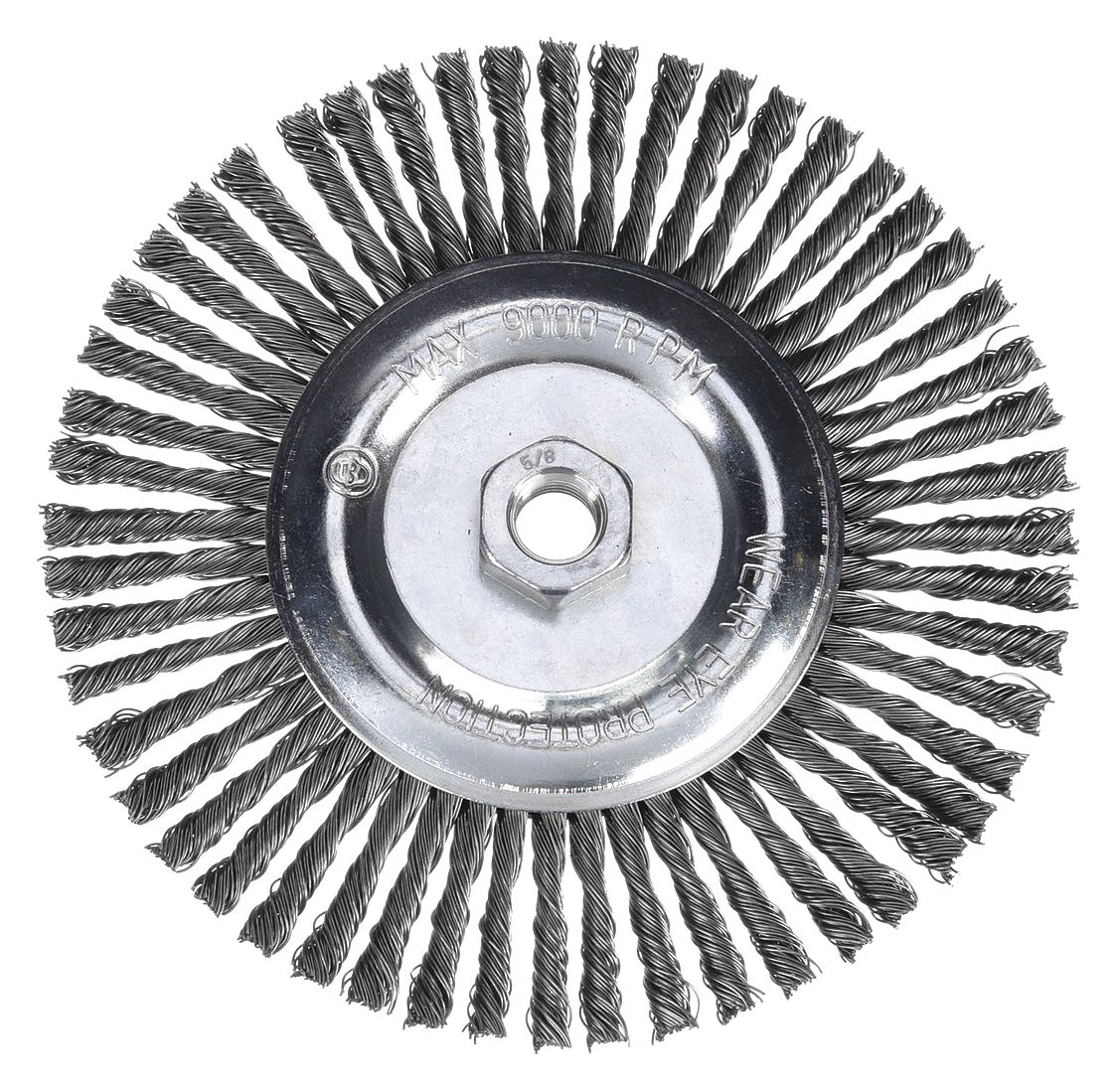 Stringer Wheel,7 In D,SS,0.0200 Wire - Grainger