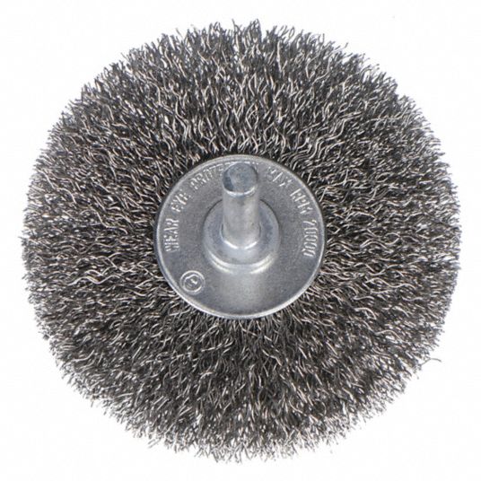 Wire Wheel,3 In D,SS,0.0118 Wire - Grainger