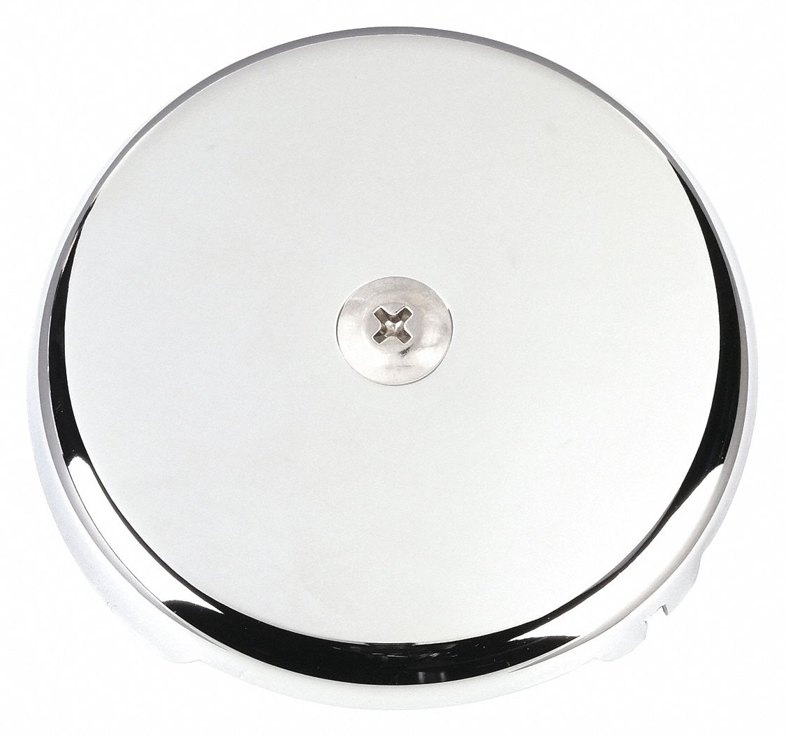 KISSLER, Universal, Brass, One-Hole Overflow Plate - 4EEU9|42-7131 ...