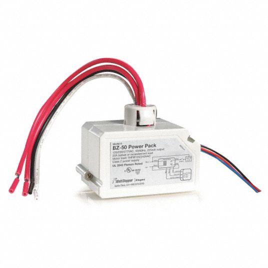 WATT STOPPER Power Pack, For 24VDC Occupancy Sensor - 4EFP3|BZ-50 ...