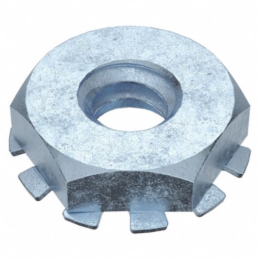 With External Tooth Washer, Std Hex, Lock Nut - 4EFZ6|KEPI-100-100P ...