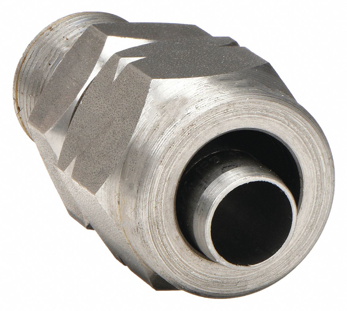 3/4 in OD x 1 in Pipe Fitting Size, Compression x MNPT, Compression ...