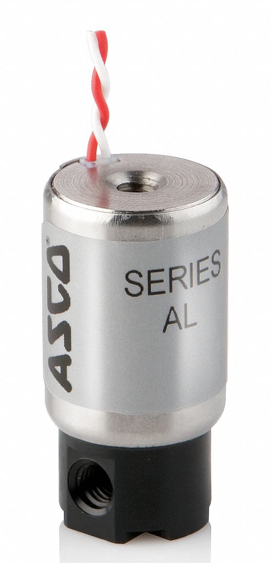 Mini Solenoid,2-Way,NC,12VDC,50 psi - Grainger