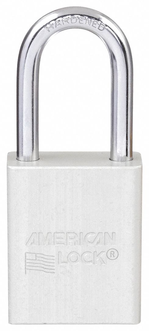 AMERICAN LOCK, Keyed Different, Aluminum, Lockout Padlock - 4EMZ7 ...