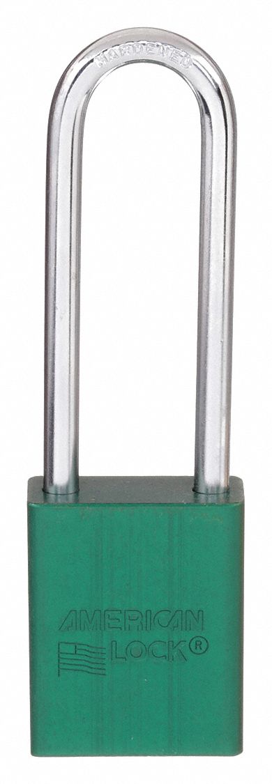 AMERICAN LOCK, Keyed Different, Aluminum, Lockout Padlock - 4END6 ...