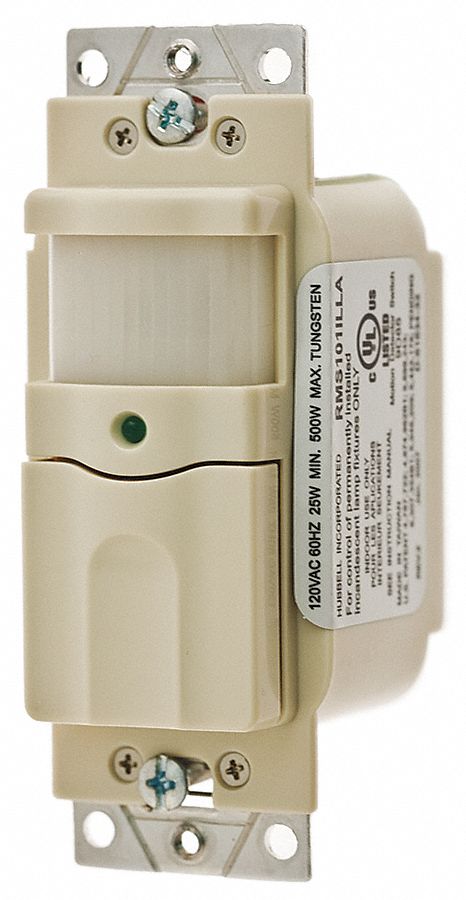 Wall Switch Box Occupancy Sensor, 800 sq ft Passive Infrared, Light ...