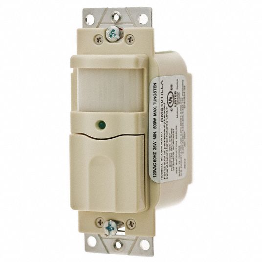 Wall Switch Box Occupancy Sensor, 800 sq ft Passive Infrared, Light ...