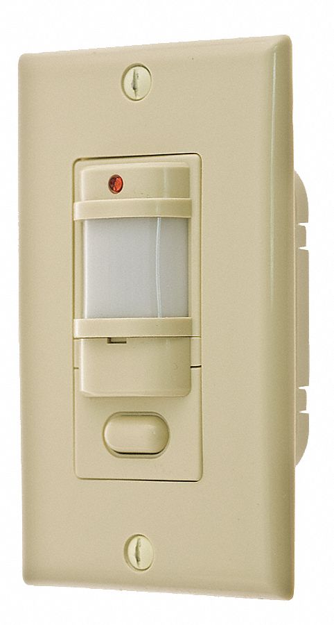 Wall Switch Box Hard Wired Occupancy Sensor, 900 sq ft Passive Infrared ...