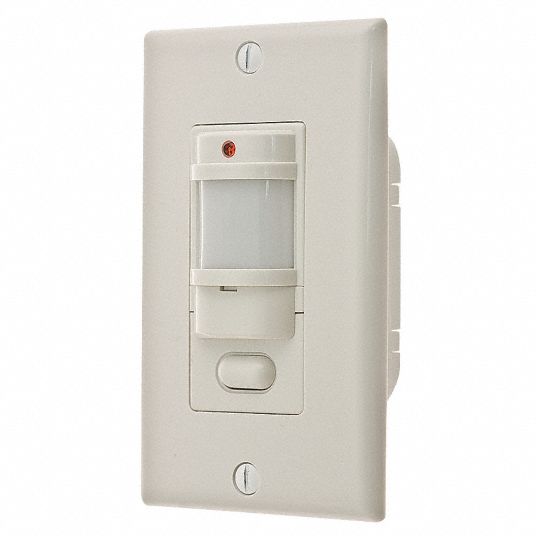 Wall Switch Box Occupancy Sensor, 900 sq ft Passive Infrared, White ...