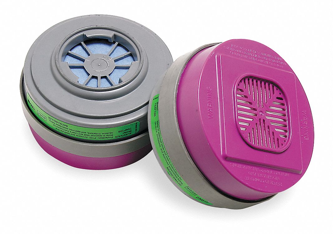 Combination Cartridge, Green/Magenta, Air Purifying Respirator ...