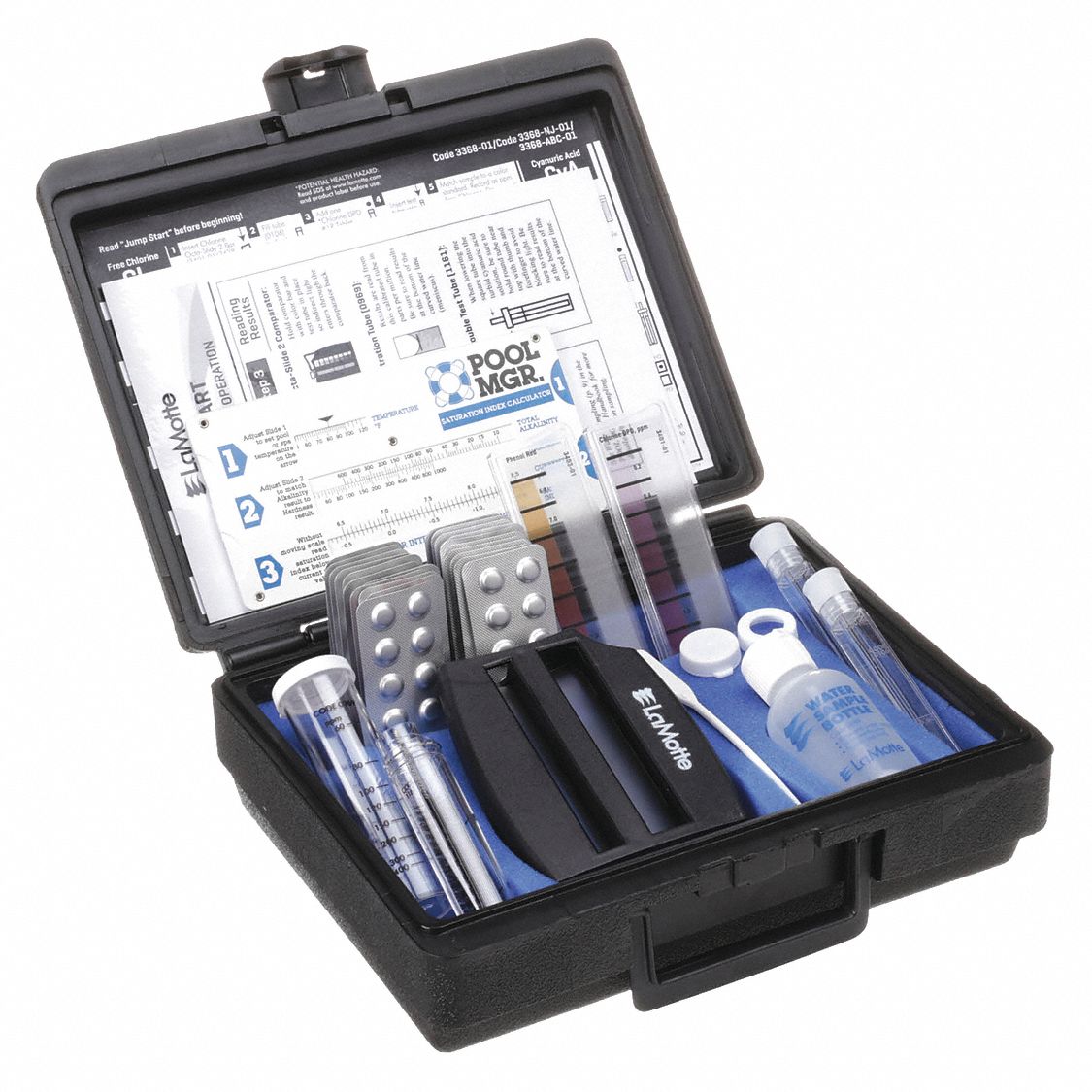 LAMOTTE, 3368-01, Pool Water Quality Test Kit - 4EVY1|3368-01 - Grainger