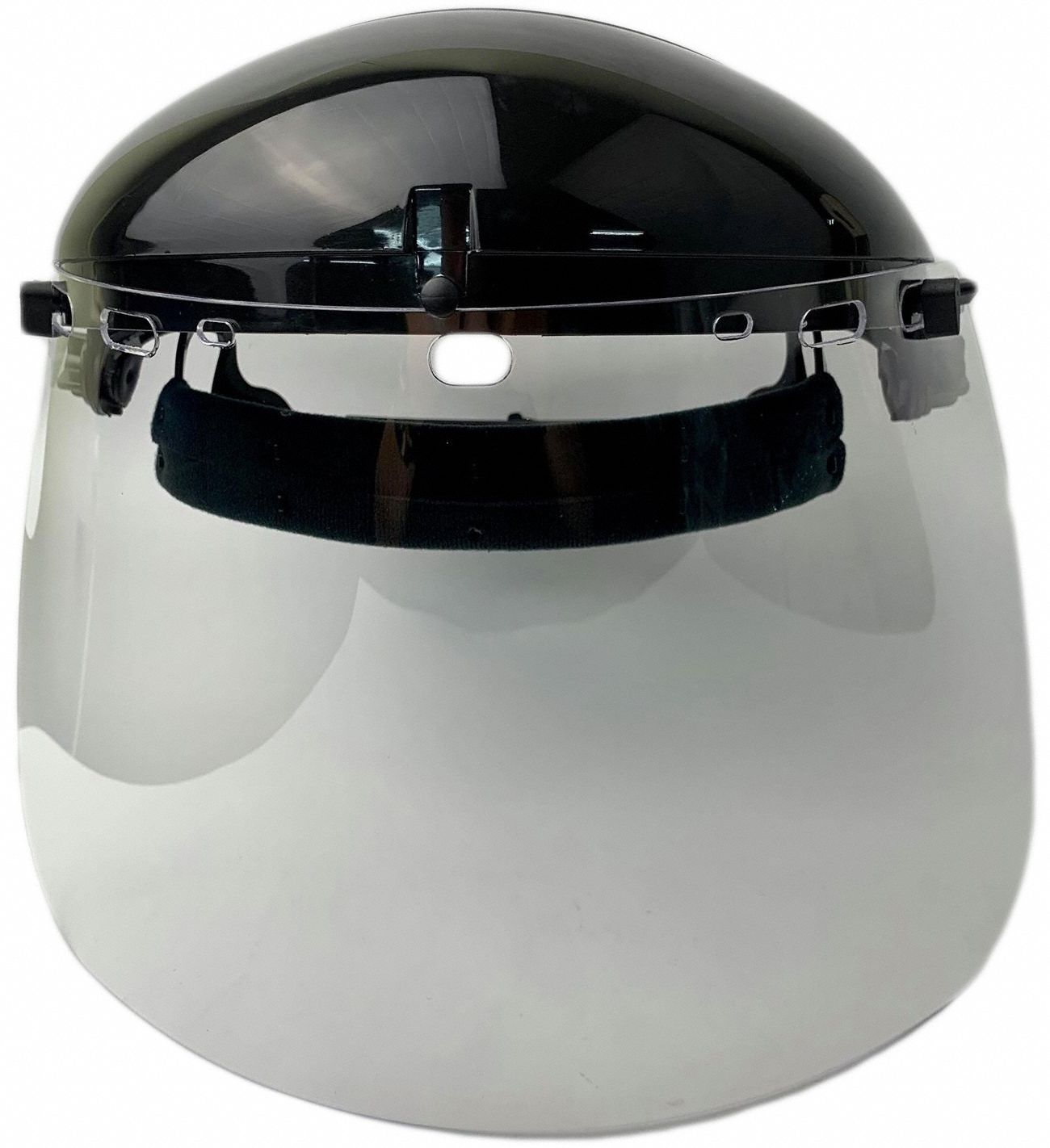 Condor Ratchet Face Shield Assembly Clear Visor Polycarbonate Ratchet Black 8 In Visor Ht