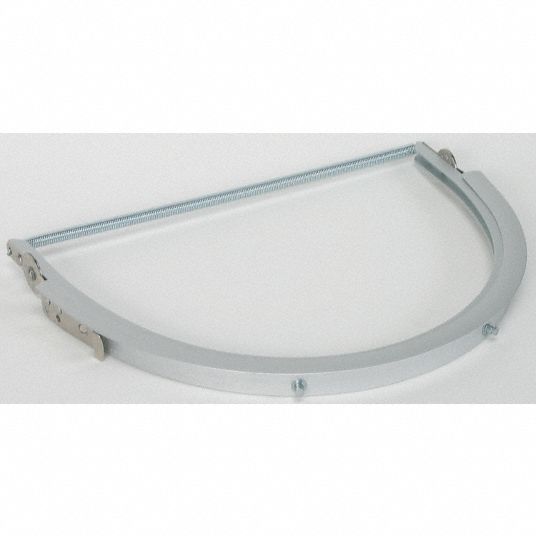CONDOR Face Shield Frame: Aluminum, Silver - 4EZC8|4EZC8 - Grainger