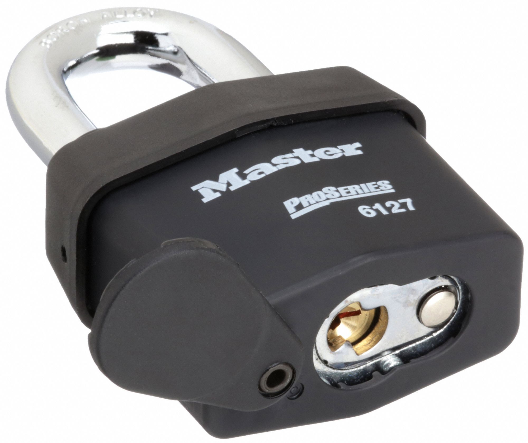 MASTER LOCK Padlock: 1 3/8 in Vertical Shackle Clearance, 7/8 in ...