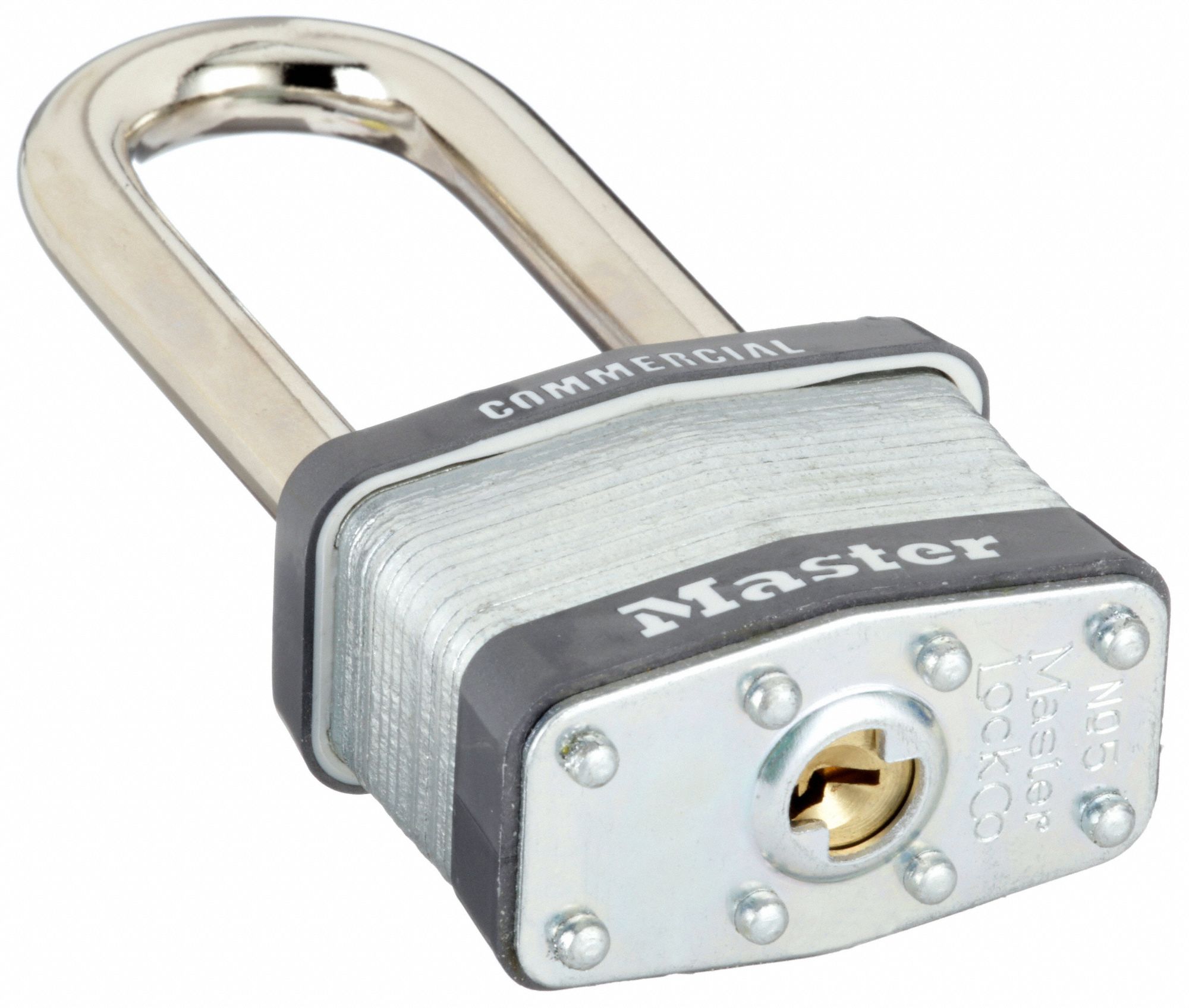 MASTER LOCK Padlock: 2 1/2 in Vertical Shackle Clearance, 15/16 in ...
