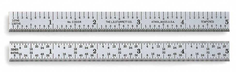 Rule,Steel,12 In - Grainger