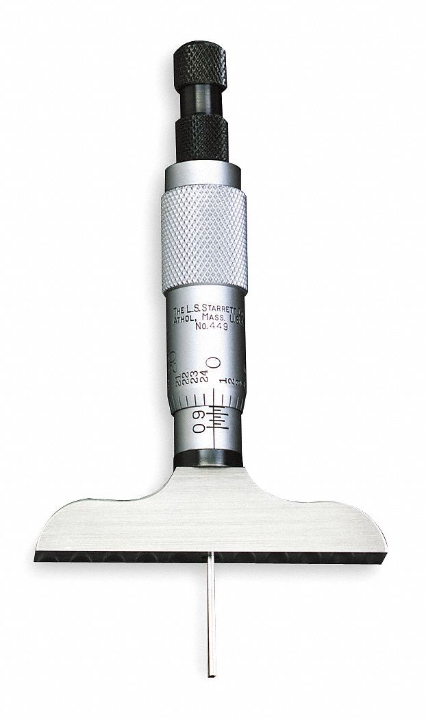 Depth Micrometer, Base Style Full, SPC Output No, Number of Measuring ...