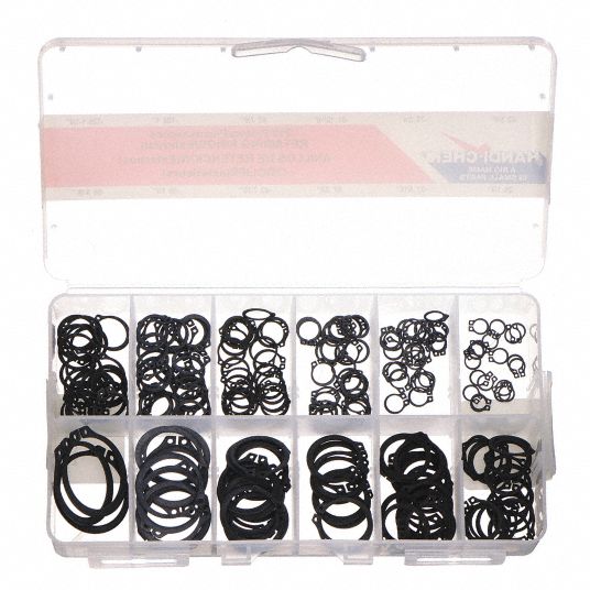 Inch, Steel, Retaining Ring Assortment,218 pcs,Inch - 4F412|WWG-DISP ...