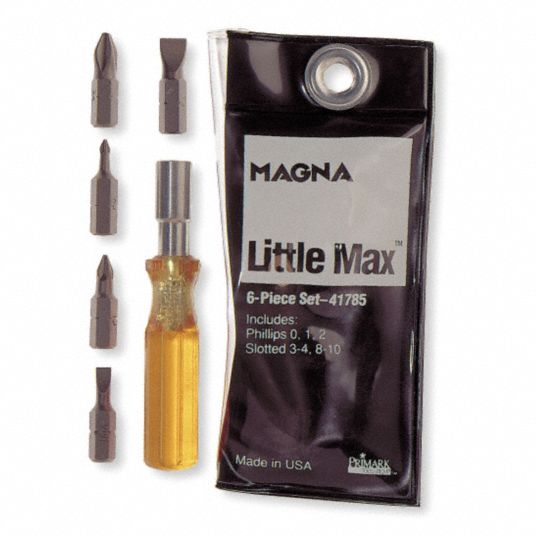 Multi-Bit Screwdriver, Magnetic - Grainger