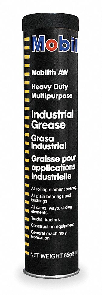 EXXONMOBIL Mobilith® AW-2, Green, Multipurpose Grease, 3 oz., 2 NLGI ...