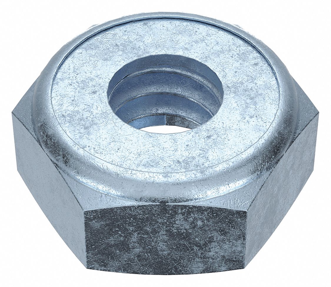Nylon Insert, Std Hex, Lock Nut - 4FAN4|NLI20250NTE-100P - Grainger