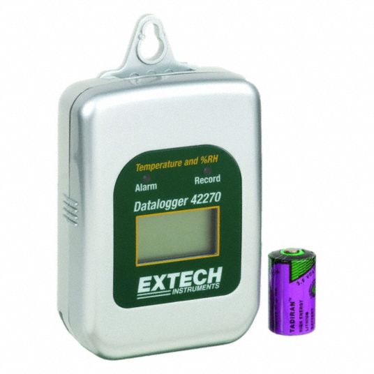 EXTECH, 0%to 100% Relative Humidity Measured, -40°F to 185°F, Data ...