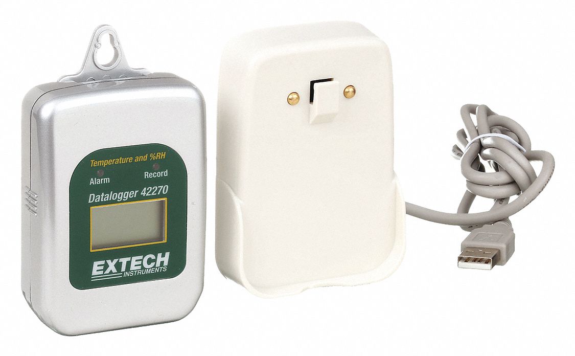 EXTECH, 0%to 100% Relative Humidity Measured, -40°F to 185°F, Data ... EXTECH, 0%to 100% Relative Humidity Measured, -40°F to 185°F, Data ...