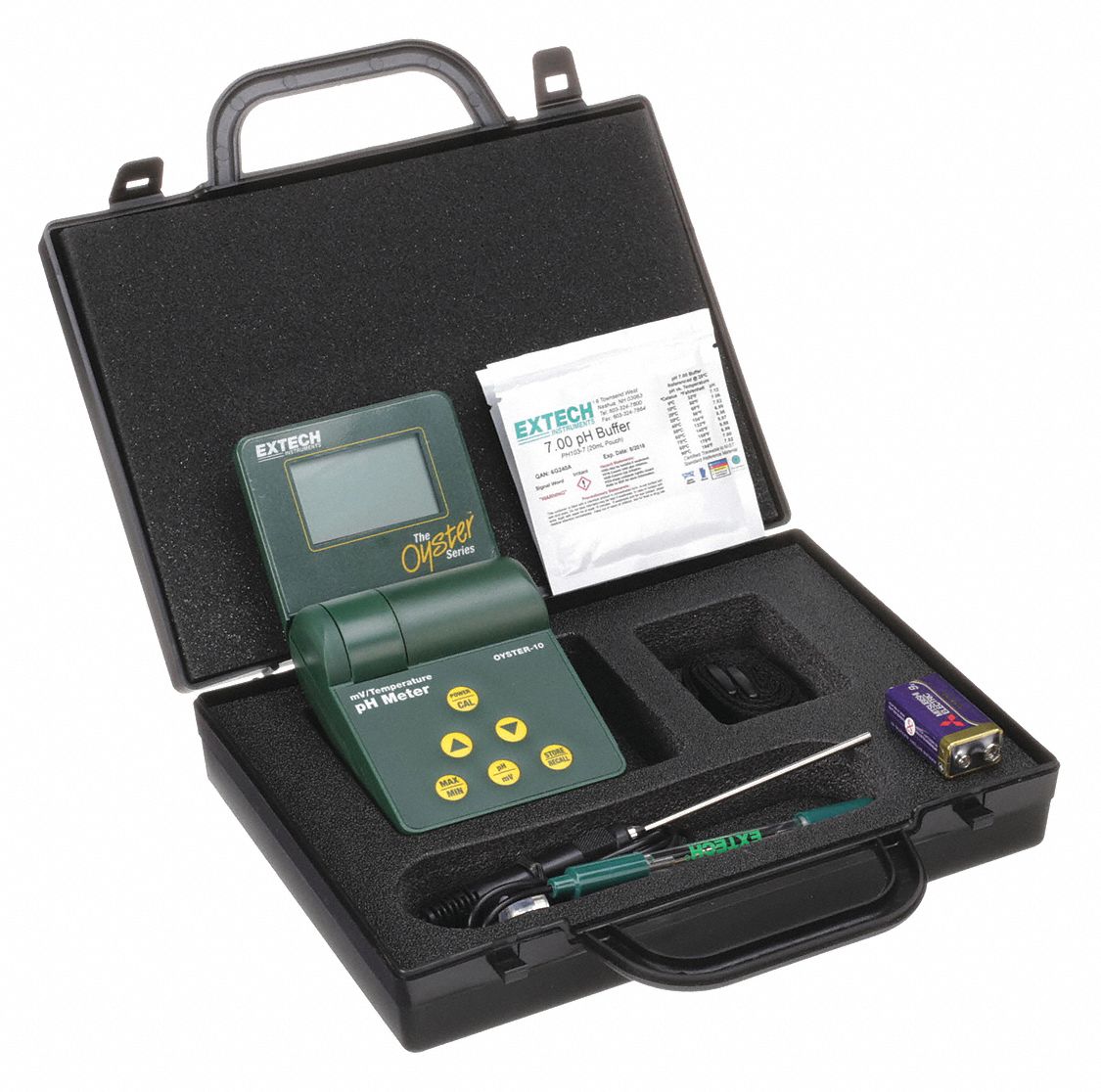 EXTECH, 0 pH to 14 pH, 0.02 pH, pH Meter - 4FB74|OYSTER-16 - Grainger