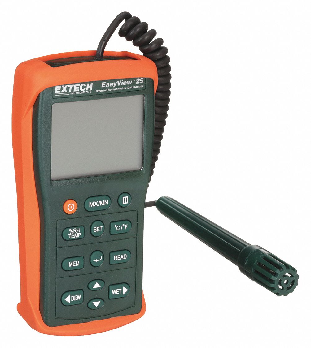 EXTECH Medidor de Temperatura/Humedad, ±3%, -4° a 140°F - 4FB78 | EA25 - Grainger México